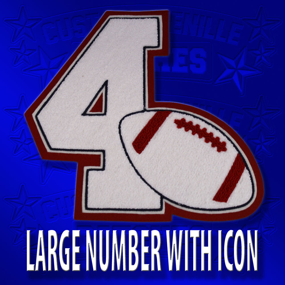 10 Inch Number with Icon