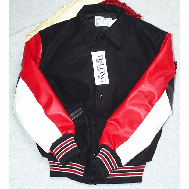 3 Color Vinyl Sleeved Letter Jacket