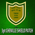 3 Point Shield Patch from CustomChenillePatches.com