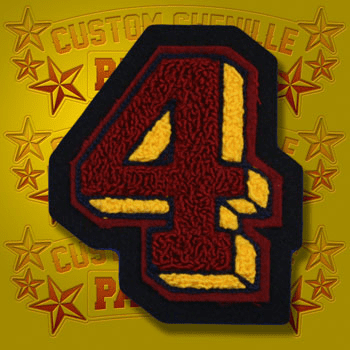Chenille Number Patches for Letterman Jackets from ...