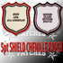 5 Point Shield Patch from CustomChenillePatches.com