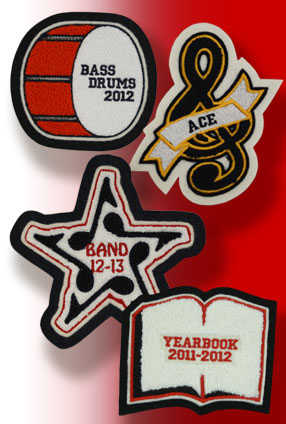 Chenille Cheerleading Patches from CustomChenillePatches.com