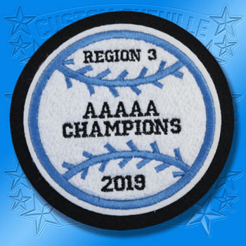 Chenille Baseball Patches for a Varsity Letterman Jacket from ...