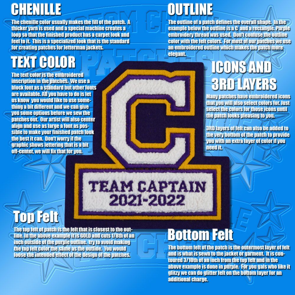 Chenille Cheer Bow Patch: Spirit in Every Stitch