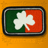 Chenille Irish Flag and Shamrock Patch