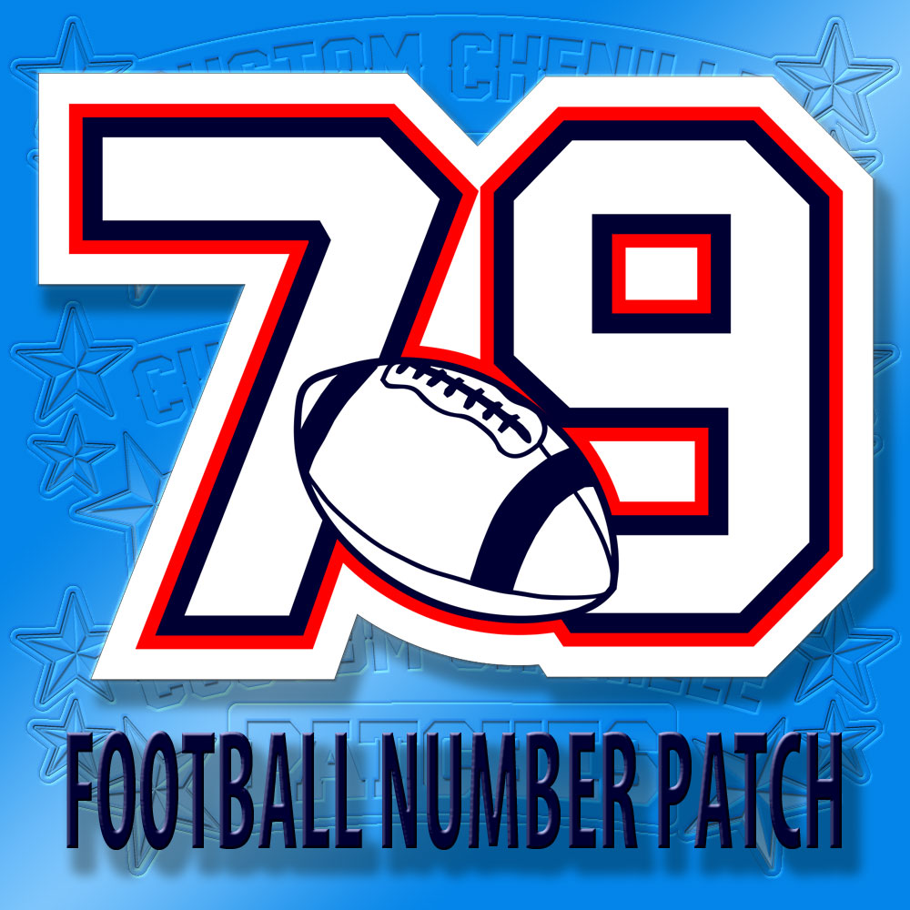 Football Number Patch