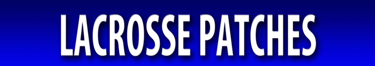 Chenille Letterman Jacket Patches for Lacrosse