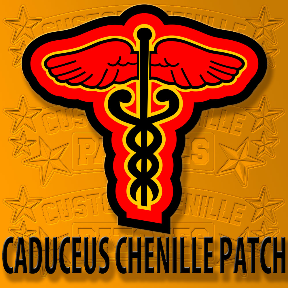 Medical Caduceus Patch