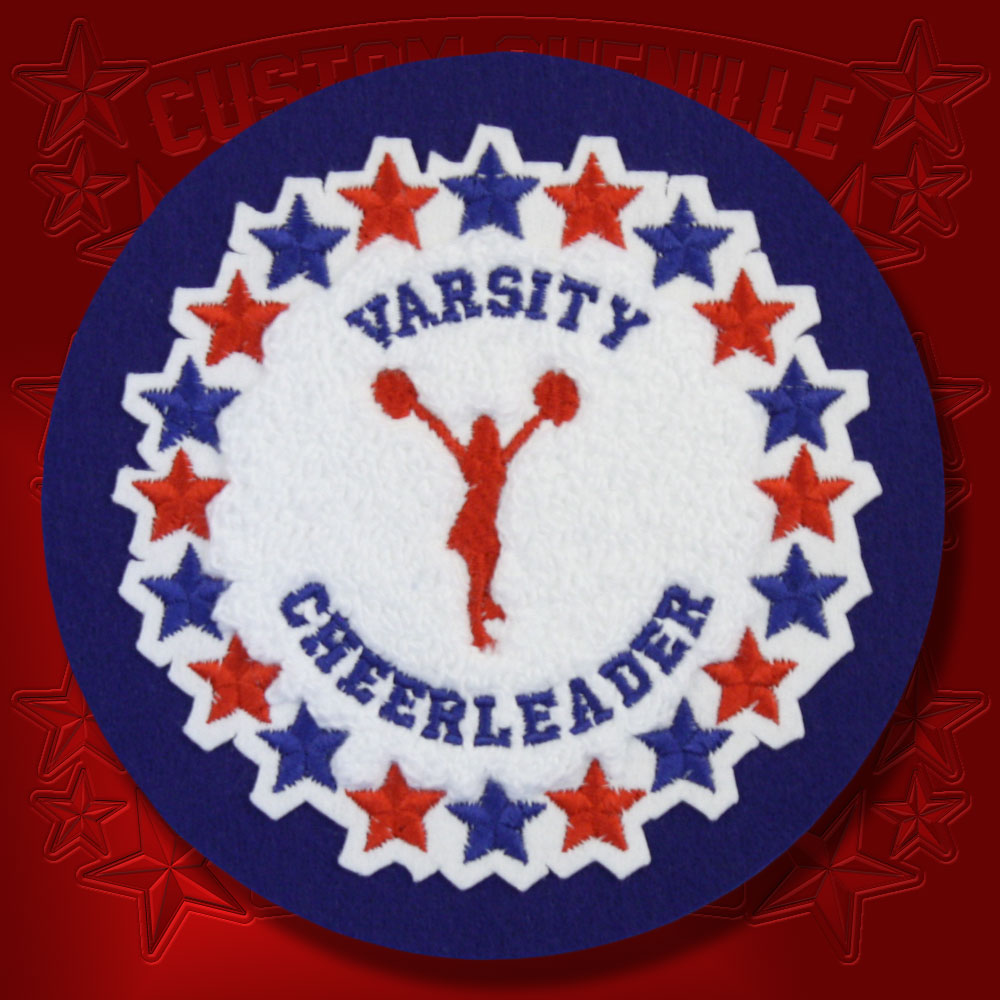 Star Outlined Cheer Patch