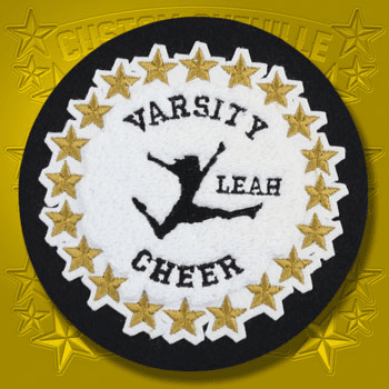 Chenille Cheerleading Patches from CustomChenillePatches.com
