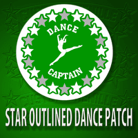 Star Outlined Dance Patch