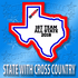 State Patch with Cross Country Icon