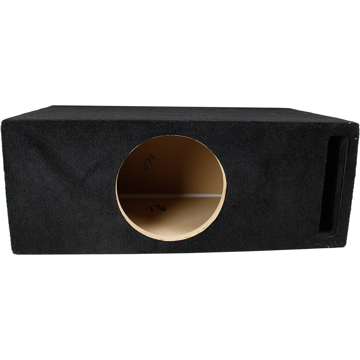 LAB PreFab™ 0.80 ft^3 Ported MDF Enclosure Box for Single 8" Round Car ...