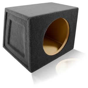 LAB PreFab™ 0.90 ft^3 Sealed Hatchback (Slanted Back) MDF Enclosure Box ...