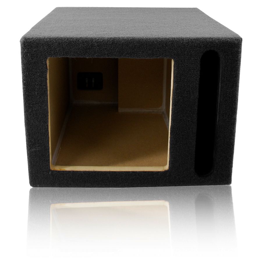 LAB PreFab™ 0.88 ft^3 Ported MDF Enclosure Box for Single 10" Kicker ...
