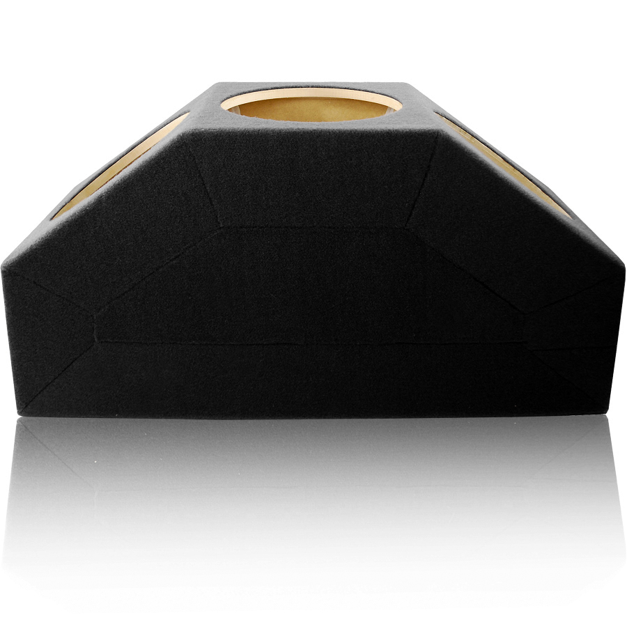 LAB PreFab™ Sealed (Angled Front) MDF Enclosure Box for Trio of 12 ...