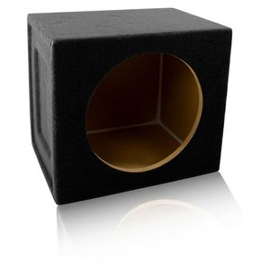 LAB PreFab™ 1.00 ft^3 Sealed MDF Enclosure Box for Single 12" Round Car ...