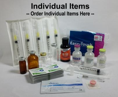 HCG Supplies Individual Items | HCG Syringes | HCG Mixing Vials ...