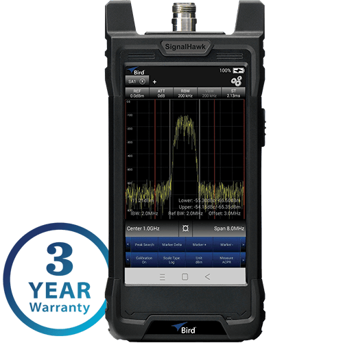 Bird SH-75S-TC, SignalHawk 9 kHz to 7.5 GHz RF Spectrum Analyzer | Bird ...