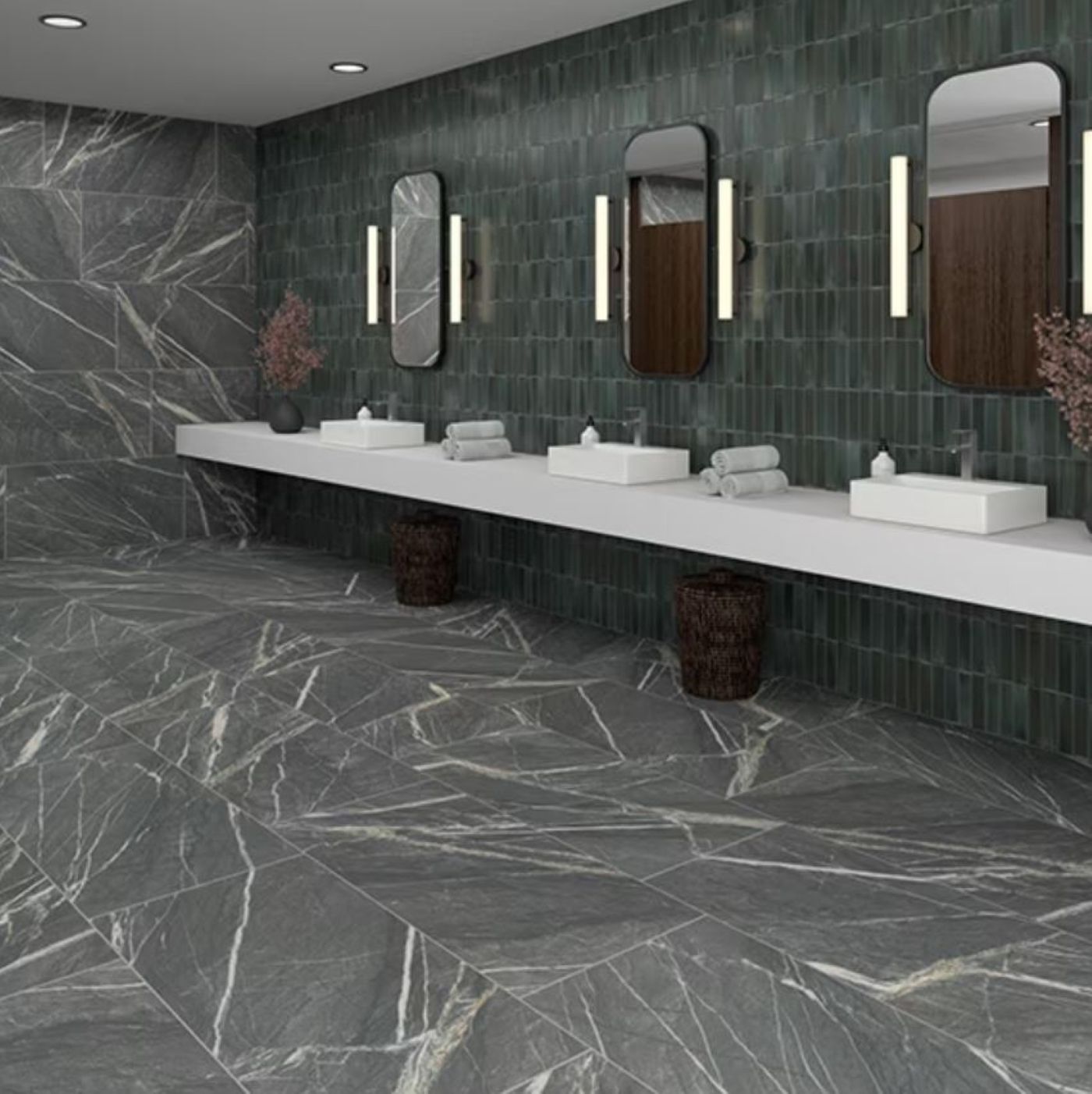 American Olean Foyer Steely 12 X 24