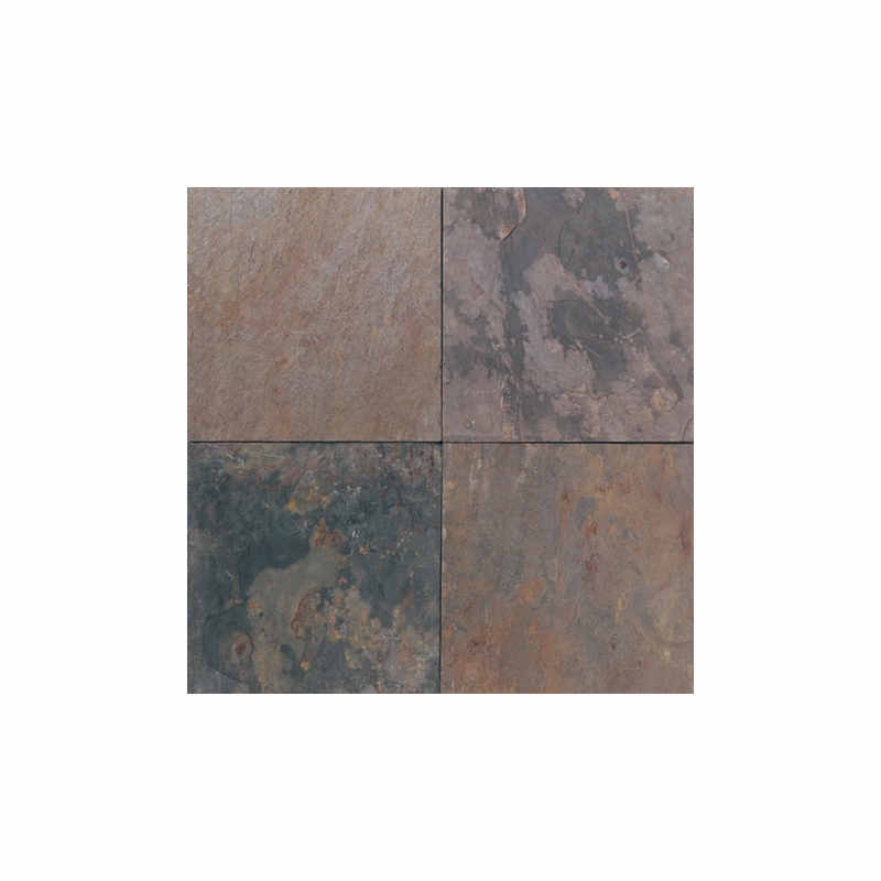 Daltile Slate Indian Multicolor 12 X 12