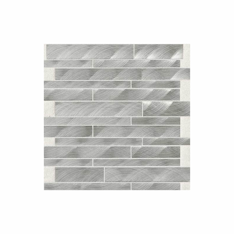 Daltile Structure 12" x 12" Steel Interlocking Mosaic