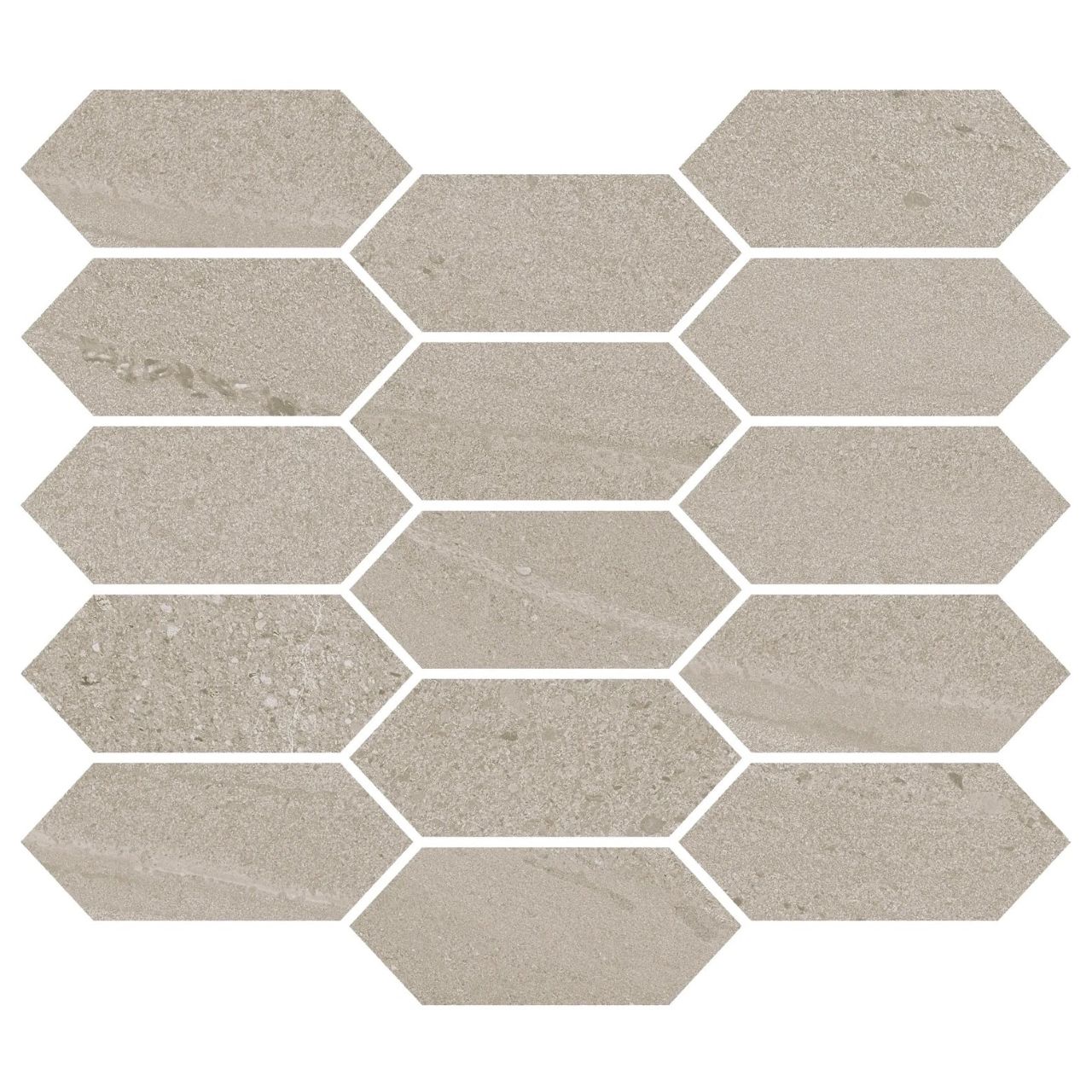 Eliane Moonstone Beige Picket Mosaic