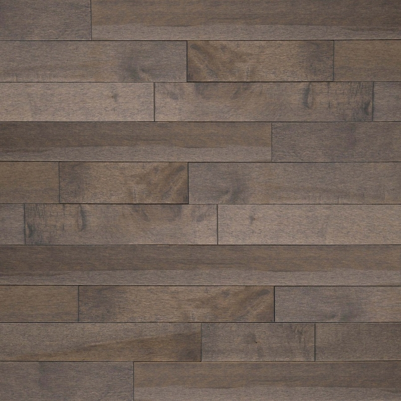 Lauzon Expert Essentials Smoky Grey Solid 3 1/4 Maple Hardwood