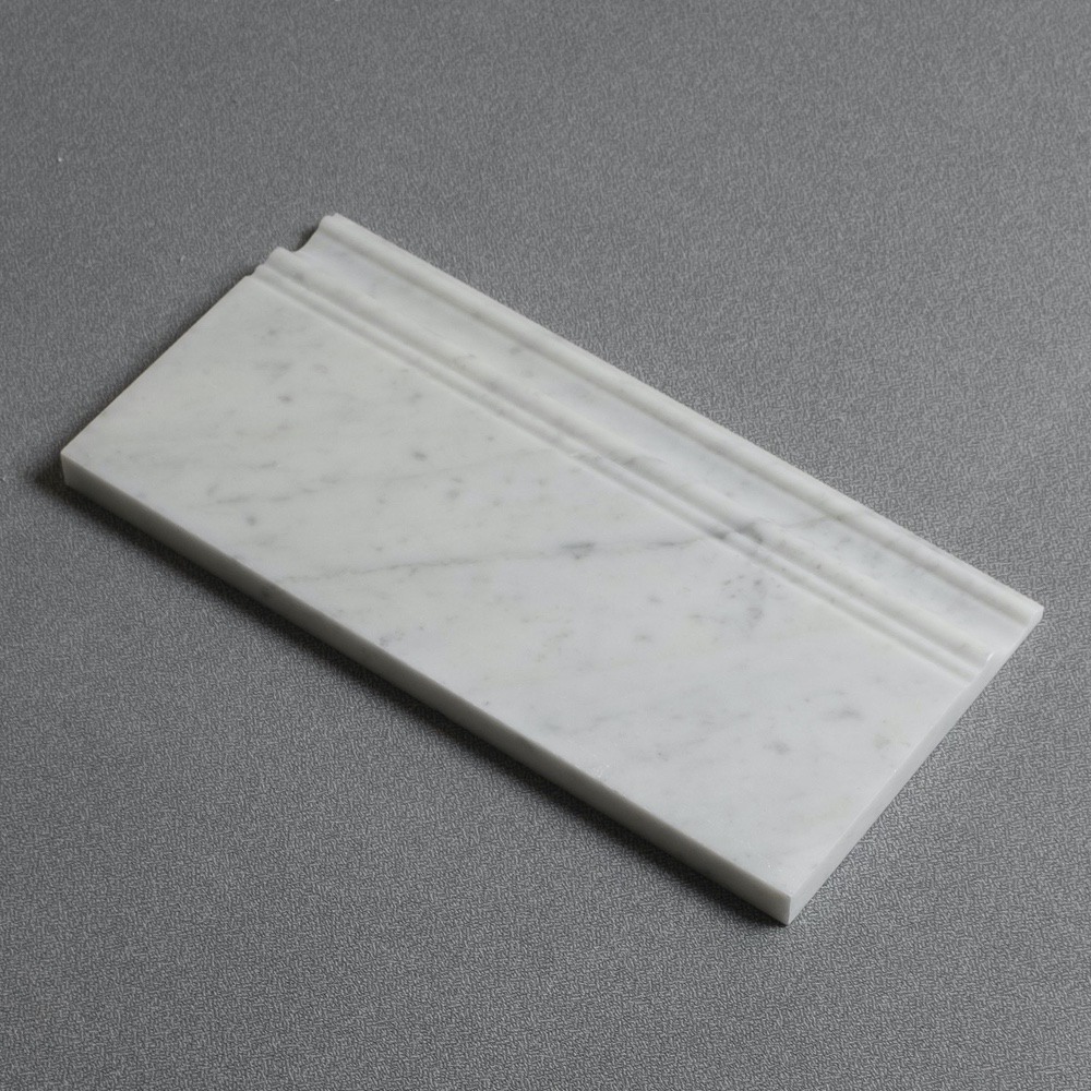 Meridian Carrara White Base Molding