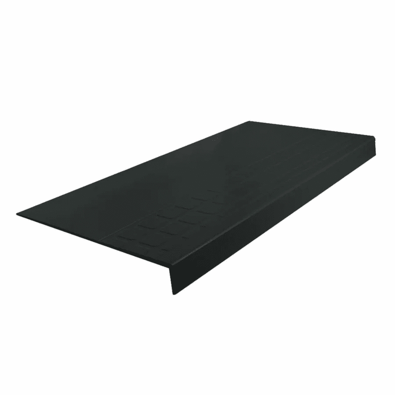 Roppe Heavy Duty Ribbed Round Vinyl Stair Tread #19 48"