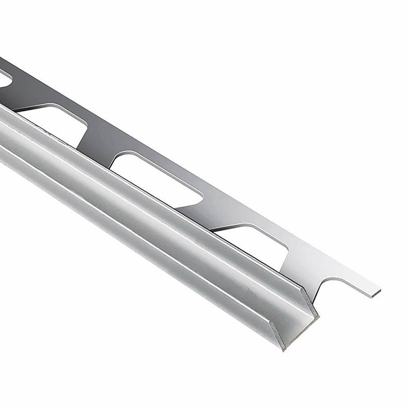 Schluter Deco SG 3/8 inch Aluminum Bright Chrome