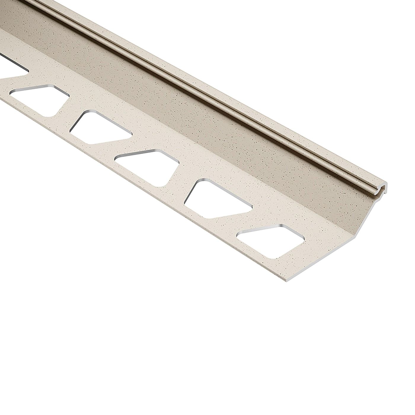 Schluter Finec Square 1/2 inch Aluminum Ivory