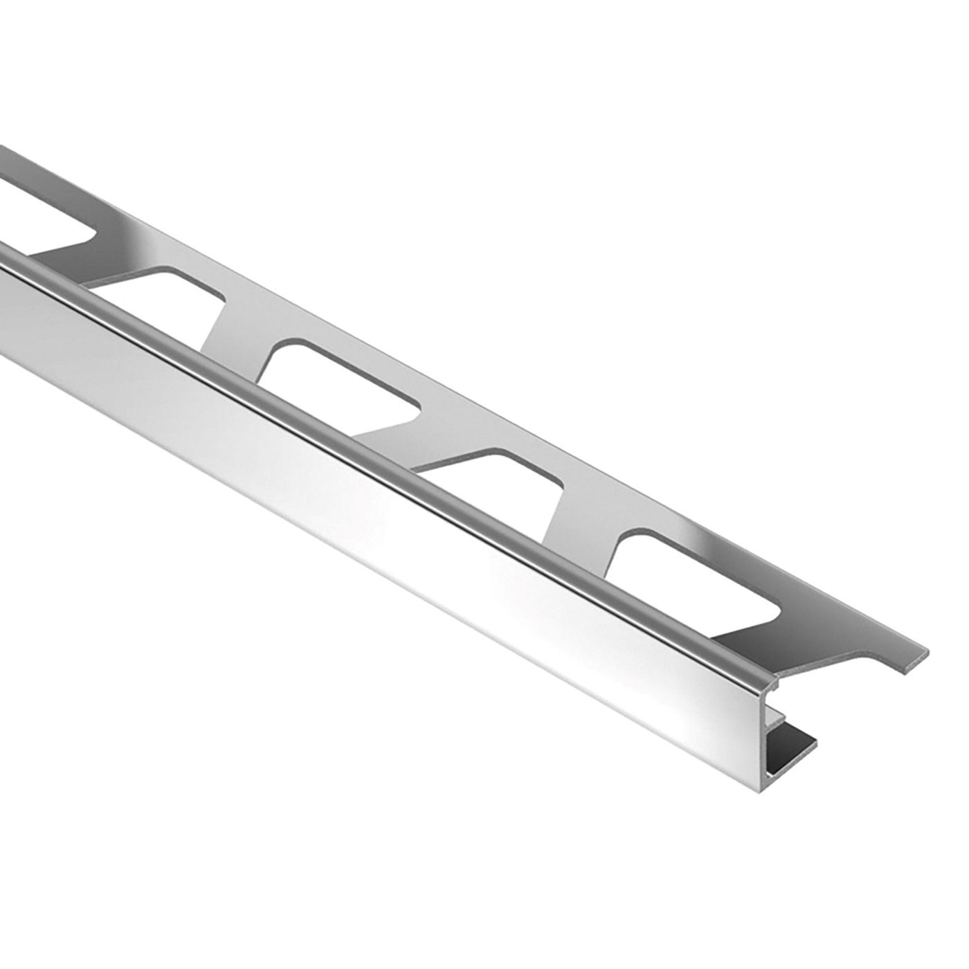 Schluter Schiene Edge Trim 1/2 inch Polished Chrome
