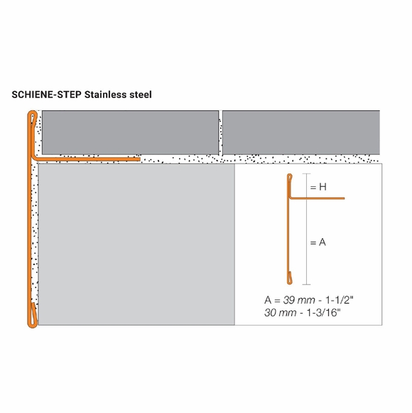Schluter Schiene Step