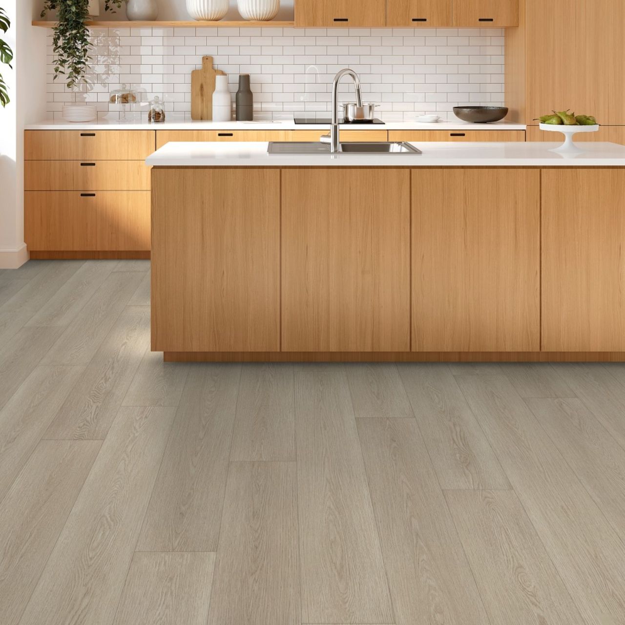 Premium Gossamer Grey, 20 Mil Flooring by Shaw, Dwell Series