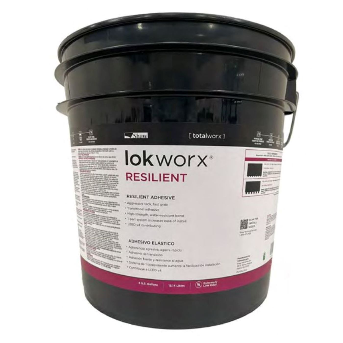 Lokworx Resilient Adhesive 4 Gallon