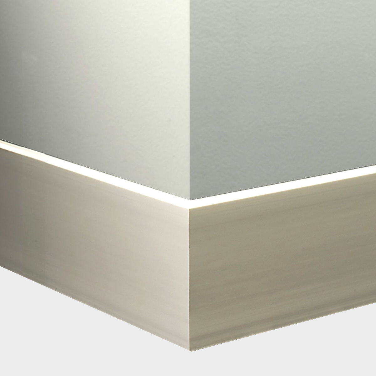 Tarkett Johnsonite Millwork Mandalay Snow White 4 1/2" X 8'