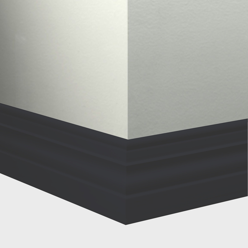 Tarkett Millwork Diplomat Wall Base Black