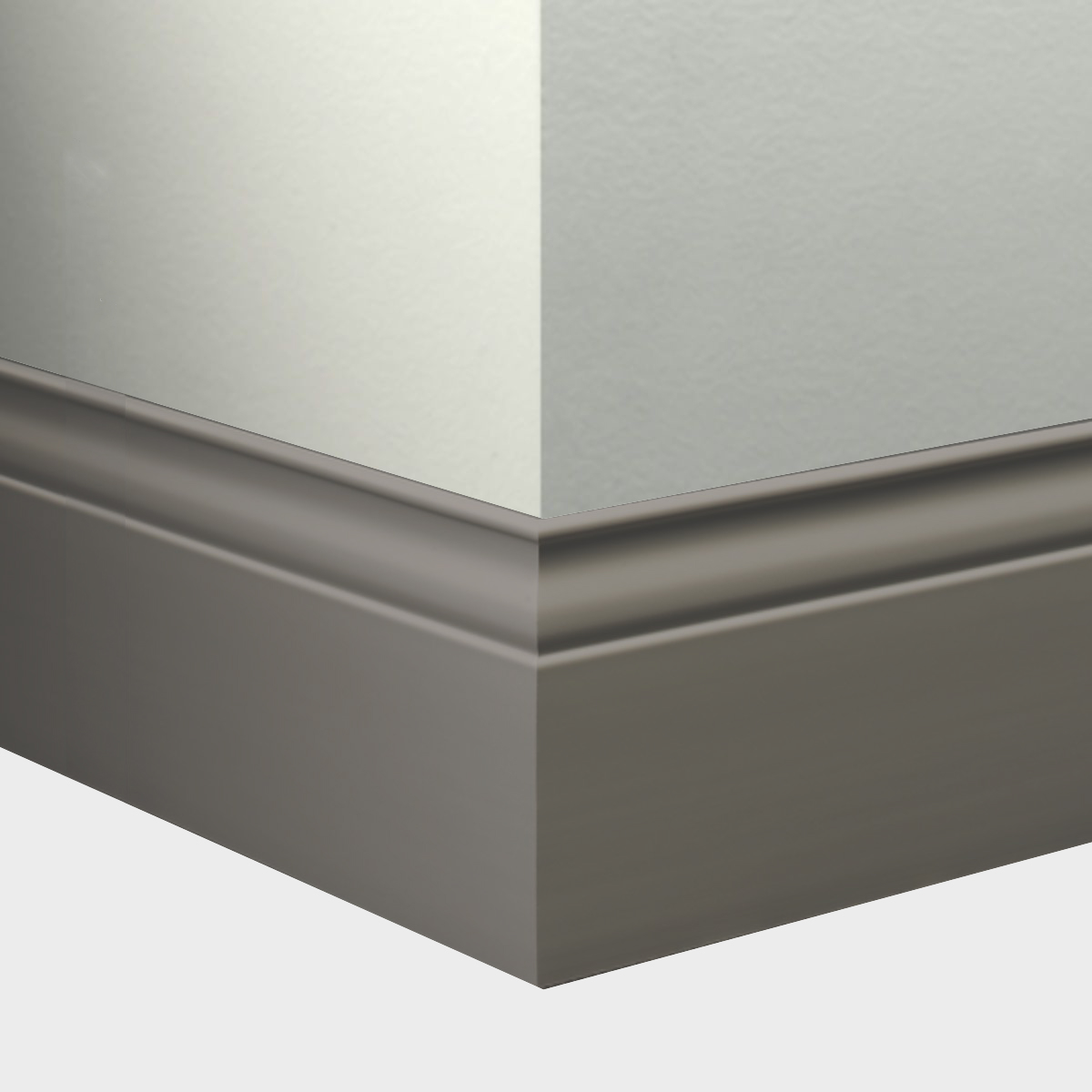 Tarkett Millwork Inflection Wall Base 5 1/4 inch 8 feet Grey