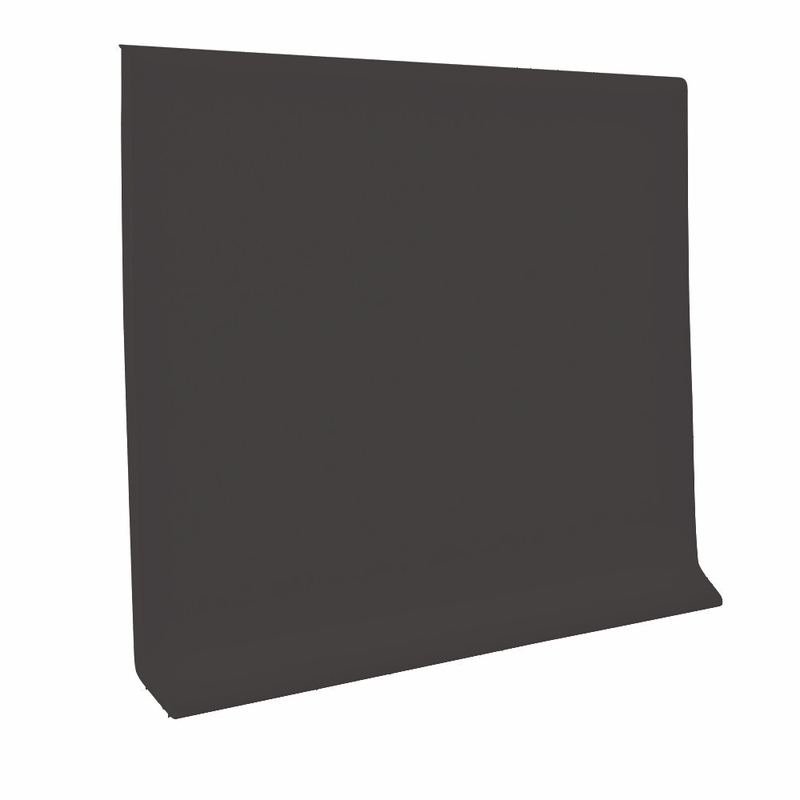 Coved or Straight|Tarkett Dark Brown 4 inch Vinyl Base