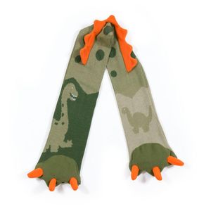 Dinosaur Knit Hat & Scarf