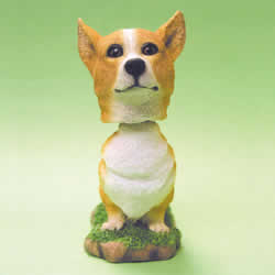 Pembroke Welsh Corgi Bobblehead Dog by Swibco