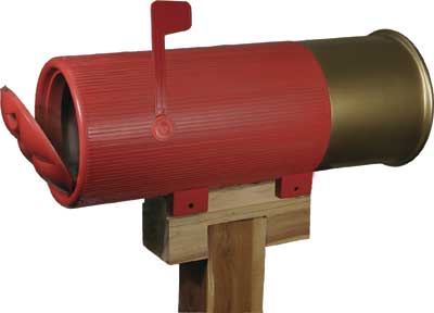 Shot Gun Shell Mailbox