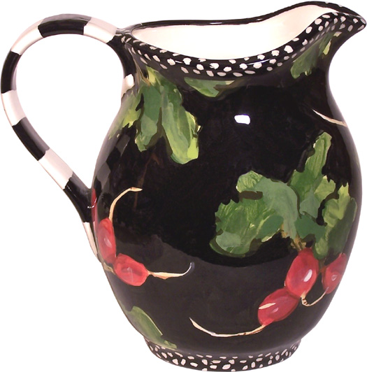 Droll Designs Black Radish Big Pitcher
