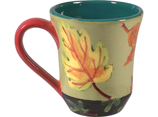 Droll Designs Fall Leaves Mug