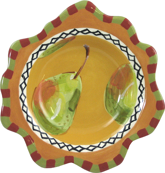 Fruit Frenzy Pear Dessert Cup Droll Designs