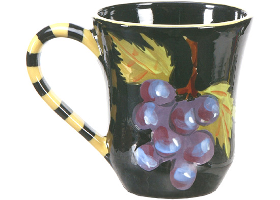 Droll Designs Maria's Fruit Grape Mug