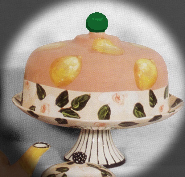 Rose Lemon Cake Stand Droll Designs