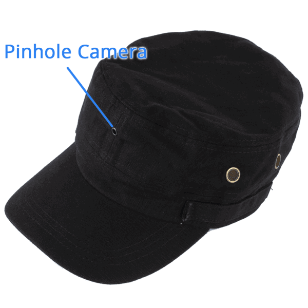 Body Worn Hidden Spy Video DVR Camera Hat / Baseball Type Cap 720P HD