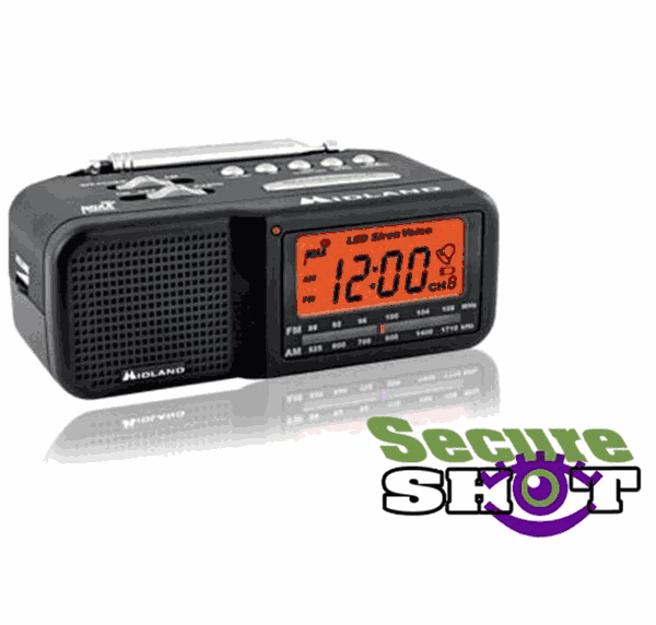 Clock Radio Hidden Spy Camera With Night Vision-Motion Activated - Self ...